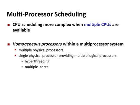 Scheduling Some Of The Slides Are Adapted From Matt Welshs Ppt Download
