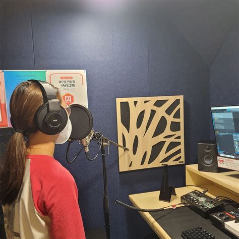 크리큐브 크리에이터카페 중학생도 이용할 수 있는 셀프녹음실 😍 어렵지 않아요 녹음실