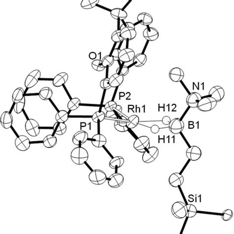 Solid State Structure Of The Cationic Portion Of 3 Displacement