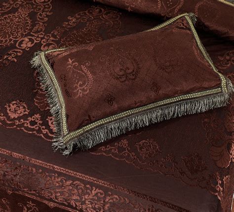 Pure Palachi Bed Sheet Dark Brown King 10787 Lotus