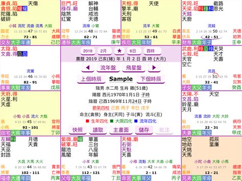 Zi Wei Dou Shu Chart Interpretation A Visual Reference Of Charts