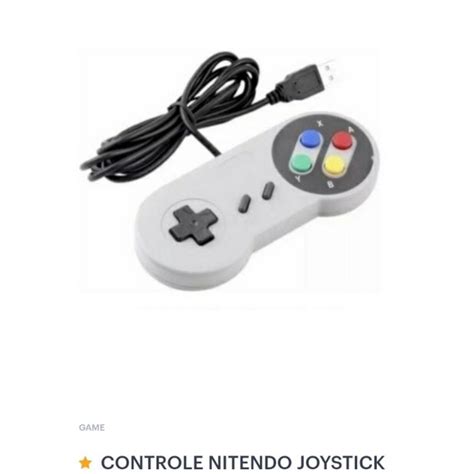 Controle Nitendo Joystick Shopee Brasil
