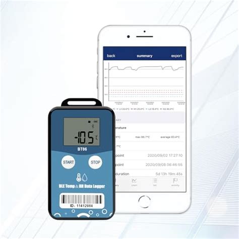 tzone temperature humidity data logger bluetooth digital thermometer