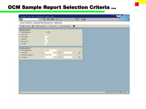 SAP Finance Controlling Cost Center Accounting Ppt
