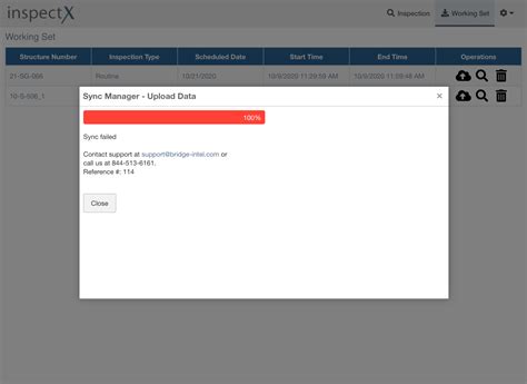 How To Handle Sync Errors InspectX