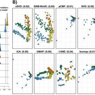 A The Density Plot Of Each Embedding Methods Accuracy ESVD