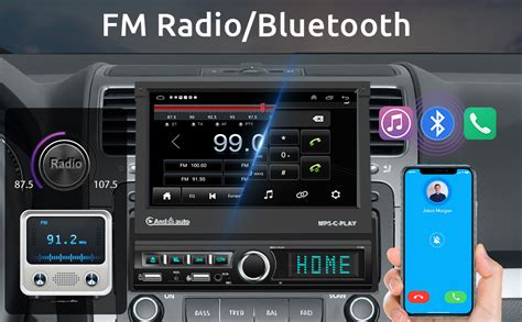 Hodozzy Carplay Android Auto 1 Din Autoradio 7 Pouce Ecran Tactile
