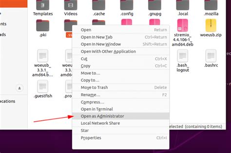 how to open ubuntu file manager as root user linuxshout