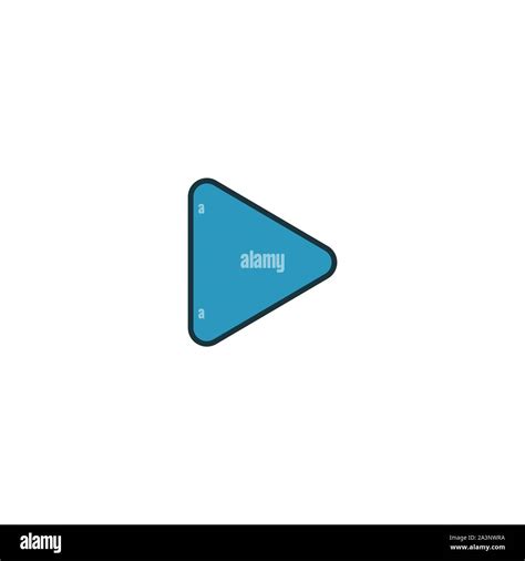 Play Icon Outline Filled Creative Elemet From Audio Buttons Icons Collection Premium Play Icon