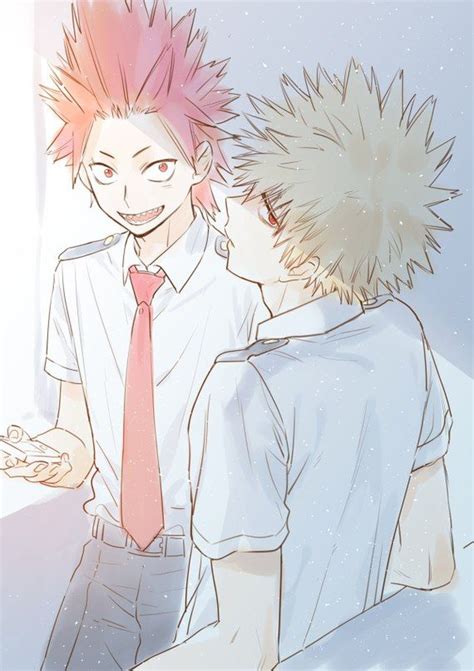 Boku No Hero Academia Kirishima X Bakugou Anime Boku No Hero