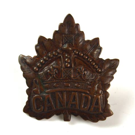 Canadian General List Cef Cap Badge Original By Roden Bros Tenniswood Militaria
