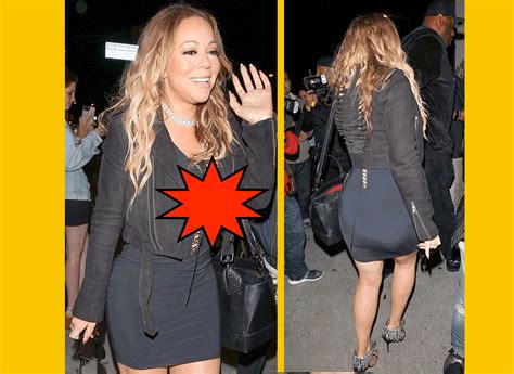 Omg Pop Superstar Mariah Carey Had A Wardrobe Malfunction She Exposed