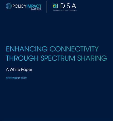 Whitepapers Reports Dynamic Spectrum Alliance