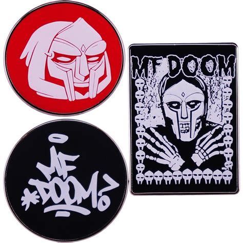 Mf Doom Daniel Dumile Enamel Pin Distinct Pins
