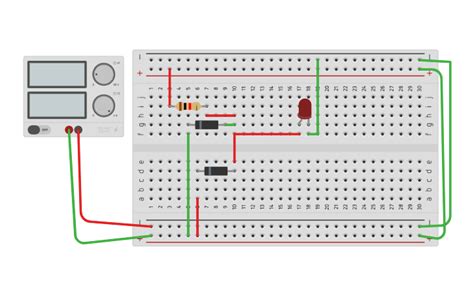 Circuit Design Drl And Gate 1523 Tinkercad