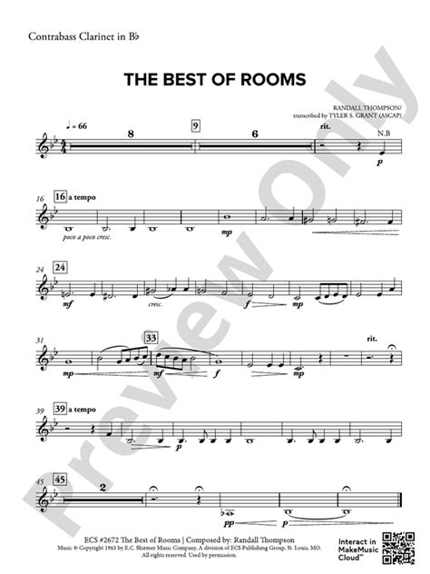 The Best Of Rooms B Flat Contrabass Clarinet B Flat Contrabass