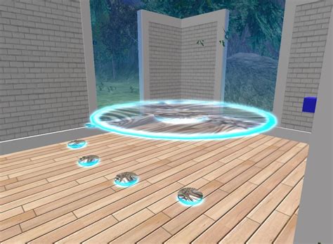 Second Life Marketplace Techno Office Conference Table