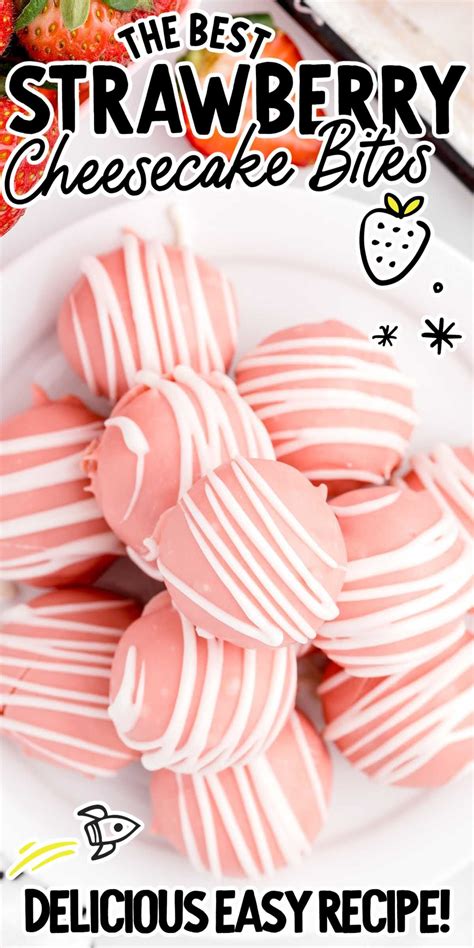 Strawberry Cheesecake Bites Artofit