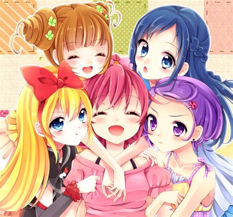 ドキドキプリキュア【相田マナ菱川六花剣崎真琴四葉ありすレジーナ】 壁紙