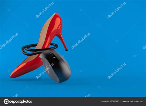 High Heel With Computer Mouse Stock Photo By Talaj