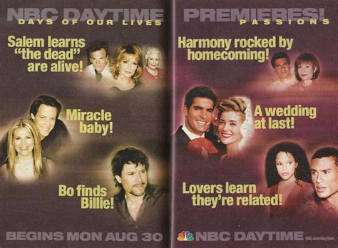 Classic Soap Opera Digest Covers — Nbc Daytime Premieres” Josh Taylor