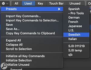 Logic Pro Key Commands