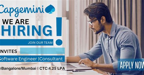 NEW JOBS UPDATES Capgemini Hiring Freshers 2024 Any Degree