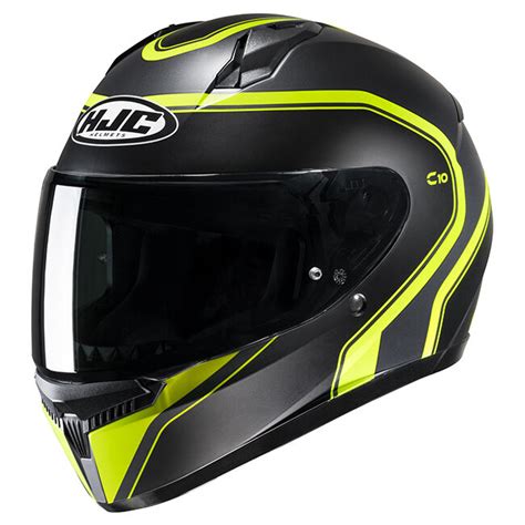 Hjc C10 Elie Mc 2hsf Full Face Helmet Blackyellow Mcas