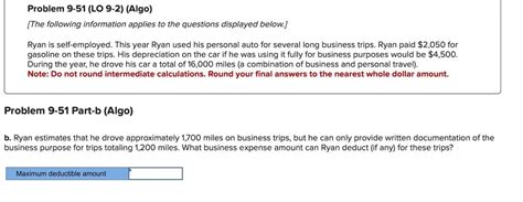 Answered Ryan Is Self Employed This Year Ryan Bartleby