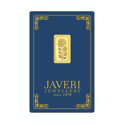 Javeri Pure Gold Bar 24k Javeri Jewellery Javeri Pure Gold Bar 24k Javeri Jewellery