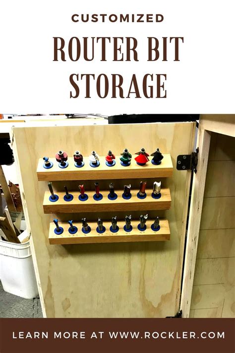 Rockler Router Bit Storage Inserts 10 Pack Rockler Woodworking And