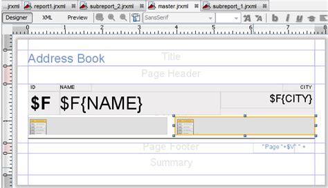 Subreports How To Jaspersoft Community