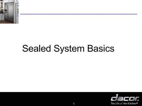 Sealedsystemtest Ppt