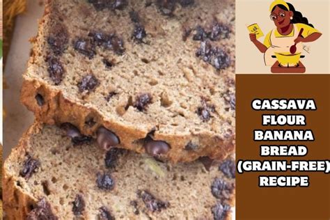 Cassava Flour Banana Bread Grain Free Recipe Birthday Stock