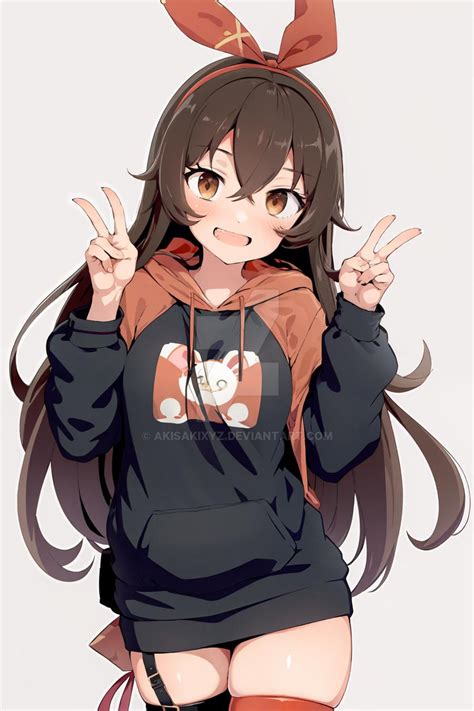 Genshin Impact Amber Girl By Akisakixyz On Deviantart