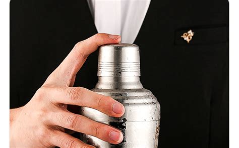 304优质不锈钢男爵日式三段式咖啡摇壶雪克壶摇酒壶调酒壶shaker 阿里巴巴