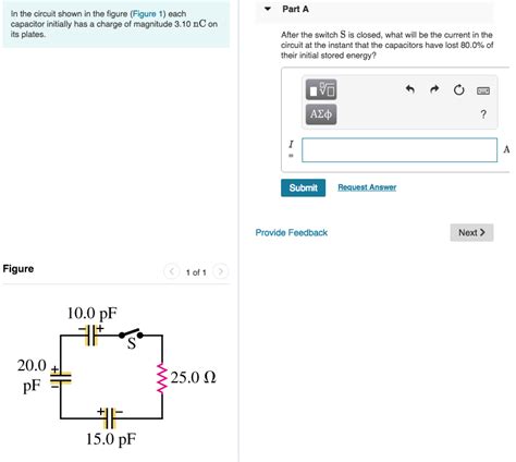 Solved Part A In The Circuit Shown In The Figure Figure 1 Chegg