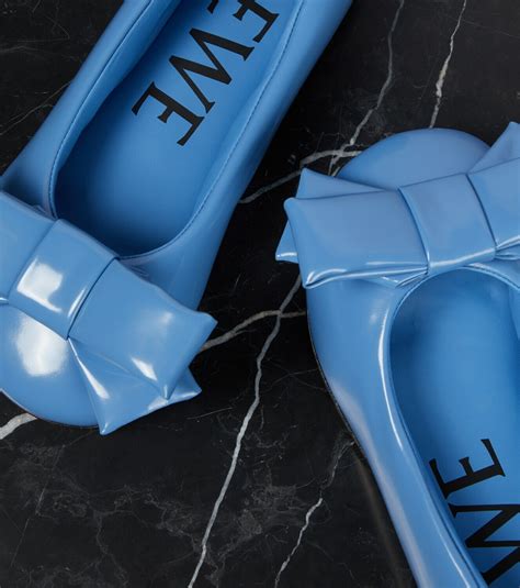 Loewe Puffy Patent Leather Ballet Flats Loewe