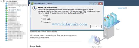 How To Clone A Virtual Machine On VMware ESXi Kifarunix Com