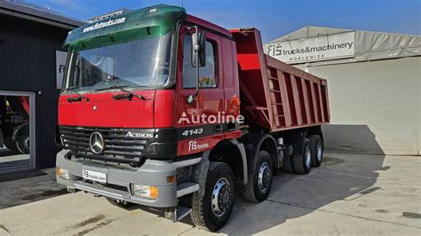 Mercedes Benz ACTROS 4143 AK 8x8 Meiller Dumper Tipper 22m3 Dump