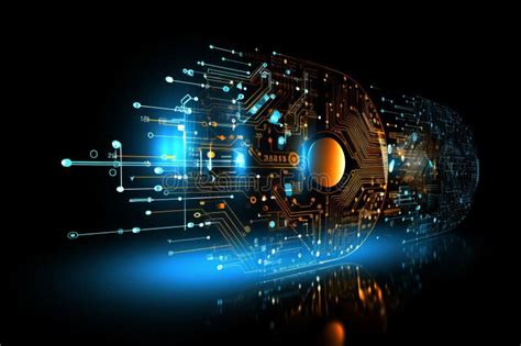 digital world cyber security abstract concept for network protection