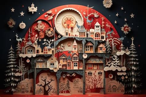 Premium Photo Advent Calendars Generative AI