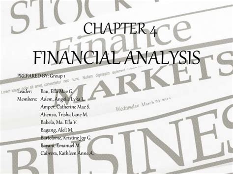 Financial Analysis Pptx
