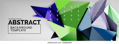 모자이크 삼각형 모양의 구성 기하학적 현대적인 스톡 벡터로열티 프리 1296864229 Shutterstock