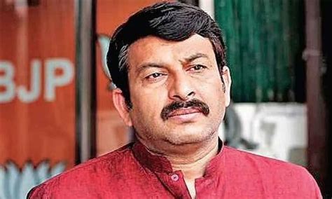 Bjp Mp Manoj Tiwari Hit By Water Canon Hospitalised