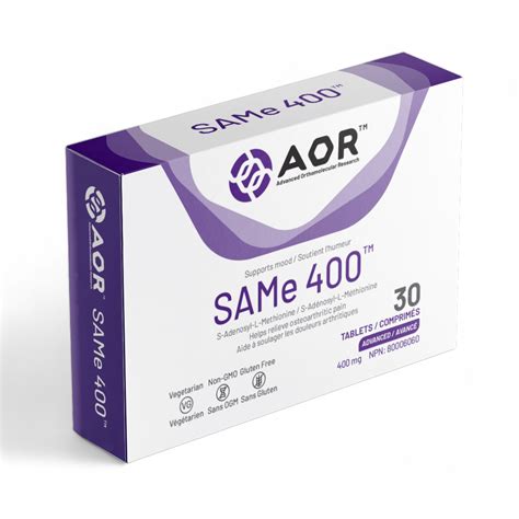 Same 400 30 Capsules Aor Syner G Supplements