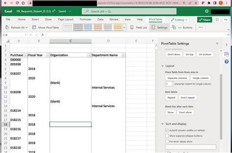 How Do I Change My Excel Online Pivot Table To Tabular Layout Super User