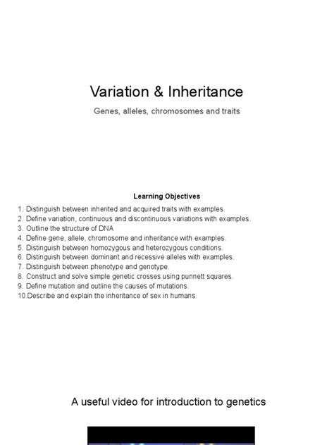 biology grade 8 variation and inheritance download free pdf