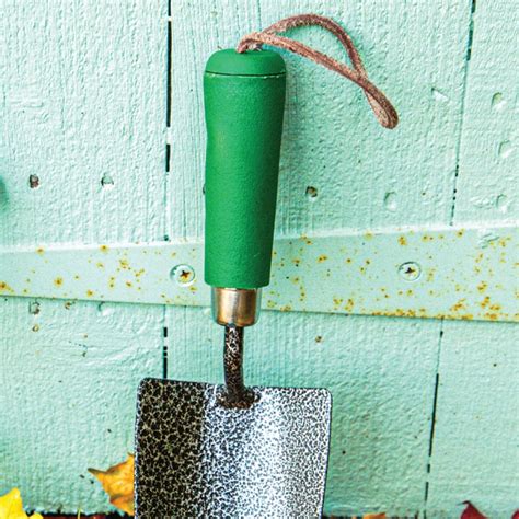 Green And Grey Carbon Steel Garden Hand Trowel