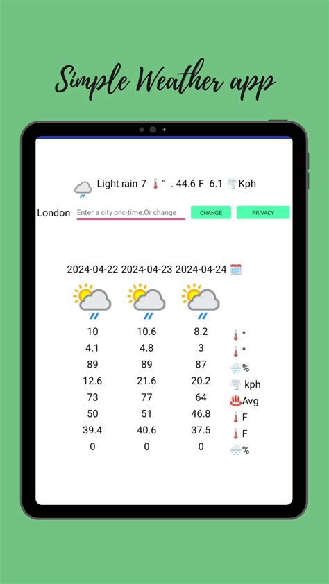 Simple Weather App App On Amazon Appstore